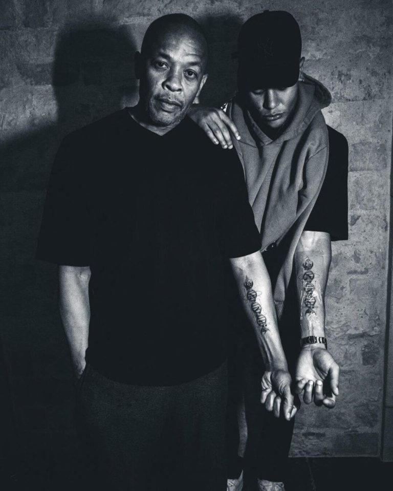 Dr. Dre and His Son Truice Young Get Matching Tattoos – aGOODoutfit