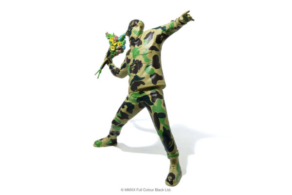 BAPE x Banksy Flower Bomber Figurine – aGOODoutfit