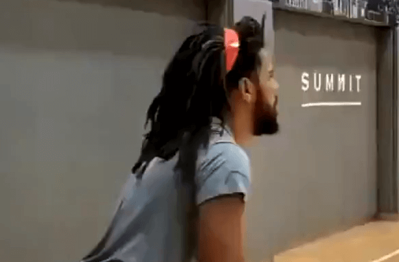 J. Cole in the Gym Shooting 3-Pointers – aGOODoutfit