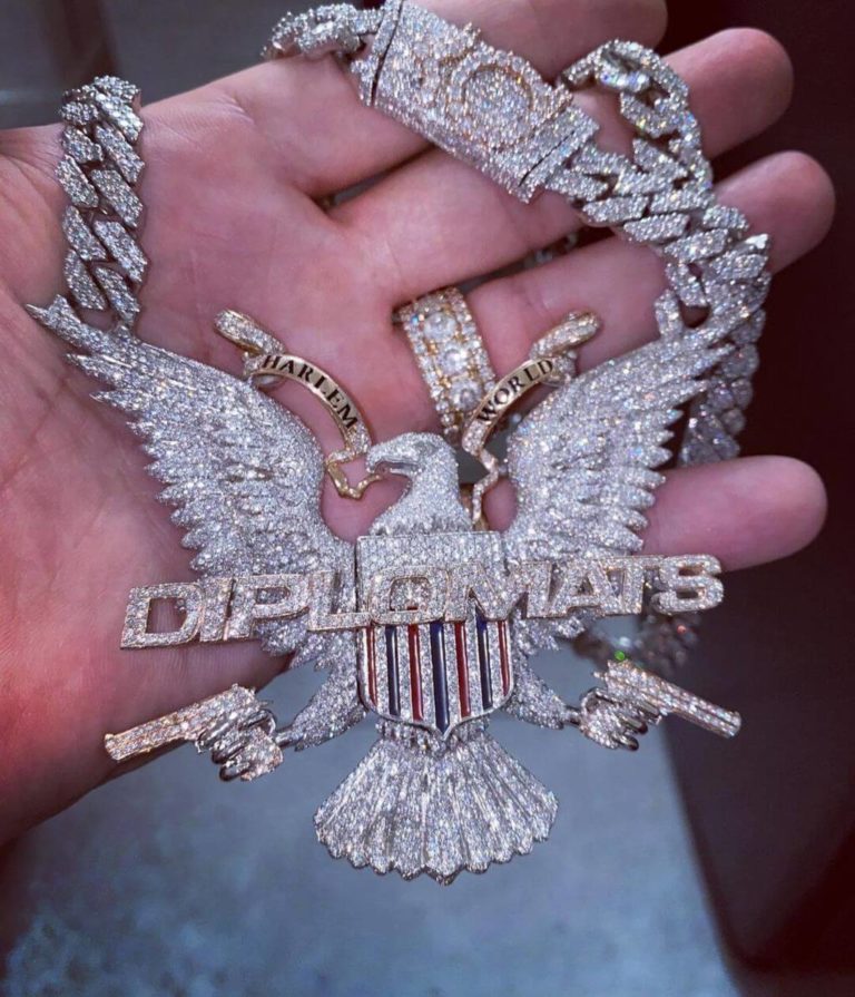 Cam’ron Gifts Diamond Dipset Chain to Kevin Durant – aGOODoutfit
