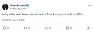 Old Disturbing and Pedophilic Metro Boomin Tweets Resurface – aGOODoutfit